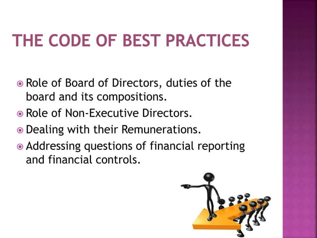 The cadbury committee report on corporate governance | PPTX | Business ...