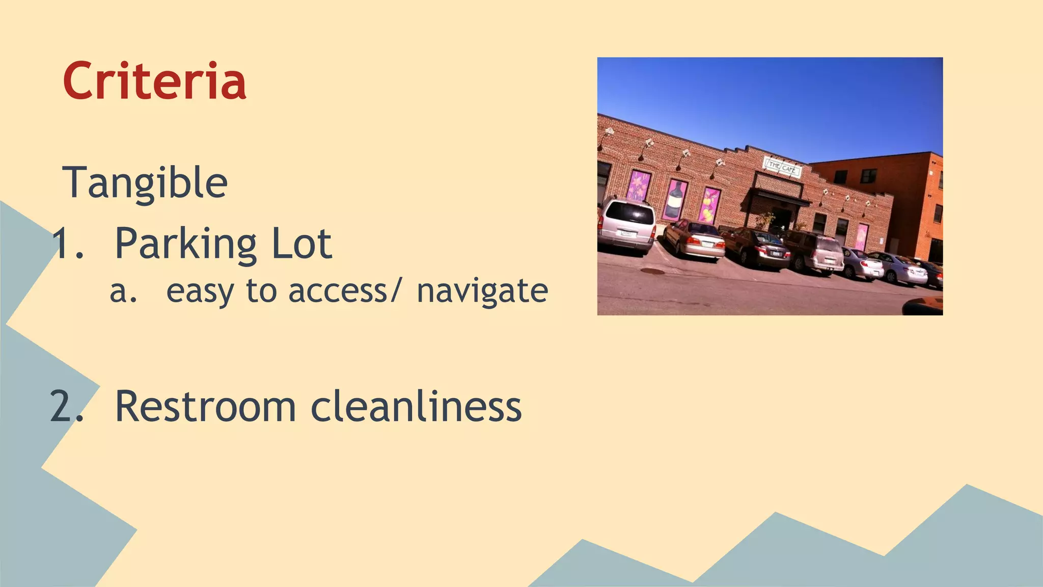 The Café Ames, Iowa: Service Quality Management Project: Iowa State ...