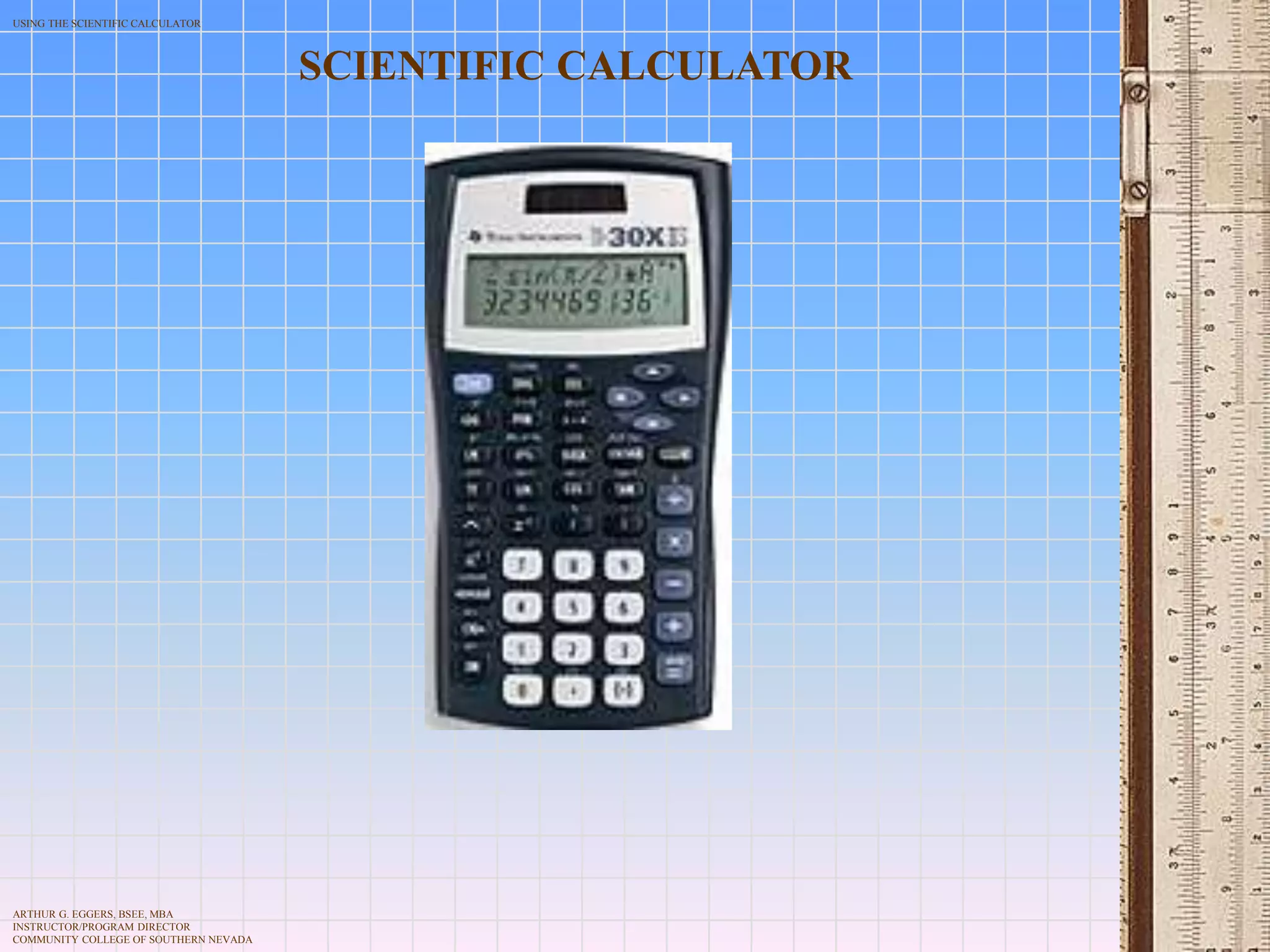 The calculator | PPTX