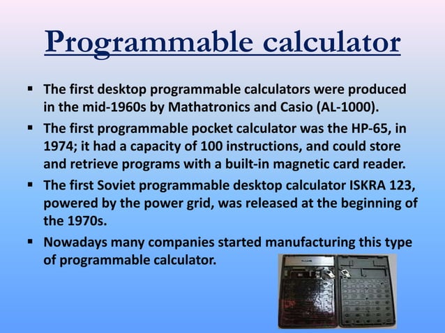 The calculator | PPTX | Physics | Science