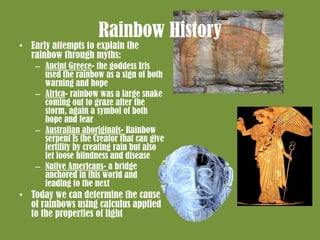 The Calculus Of Rainbows | PPT