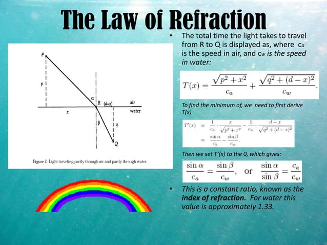 The Calculus Of Rainbows[1]Completepresentyay | PPT