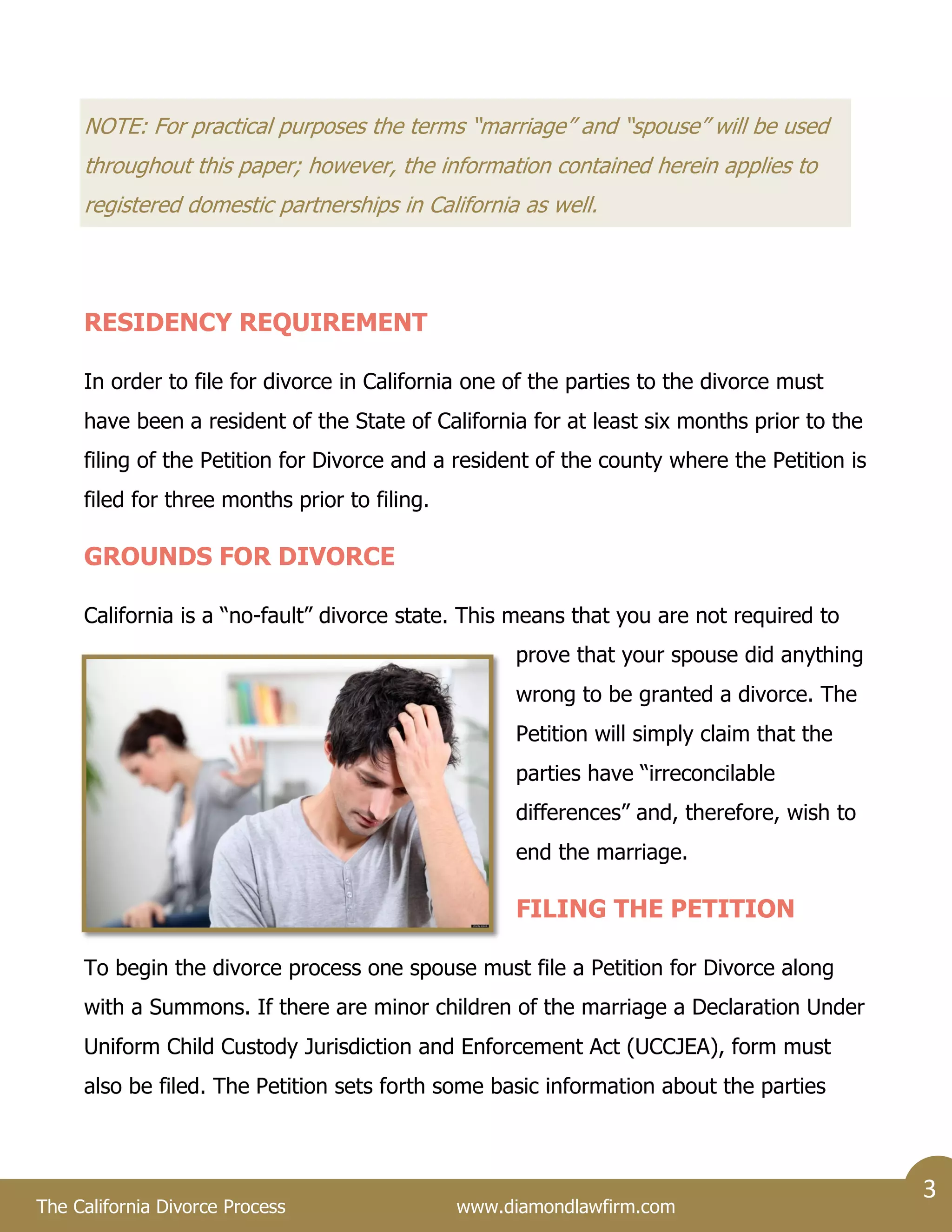 The California Divorce Process | PDF
