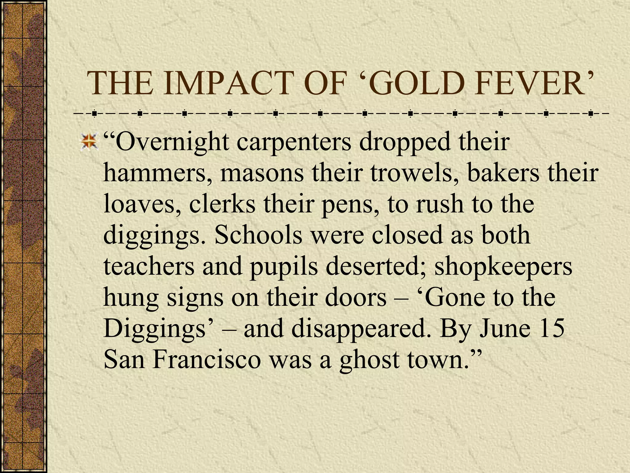 The California Gold Rush | PPT