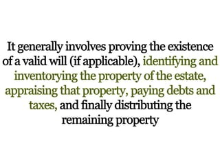 The California Probate Process : An Overview | PPT