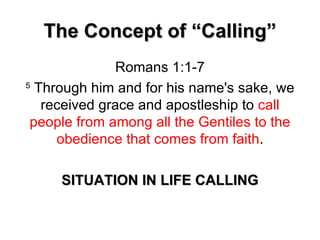 The Call Of A Leader | PPT