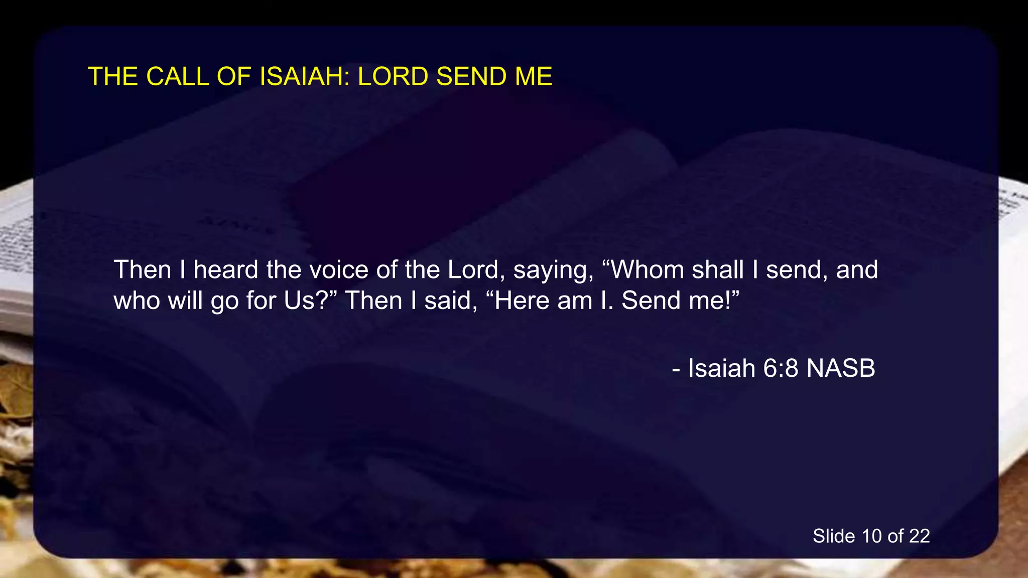 The call of isaiah | PPTX