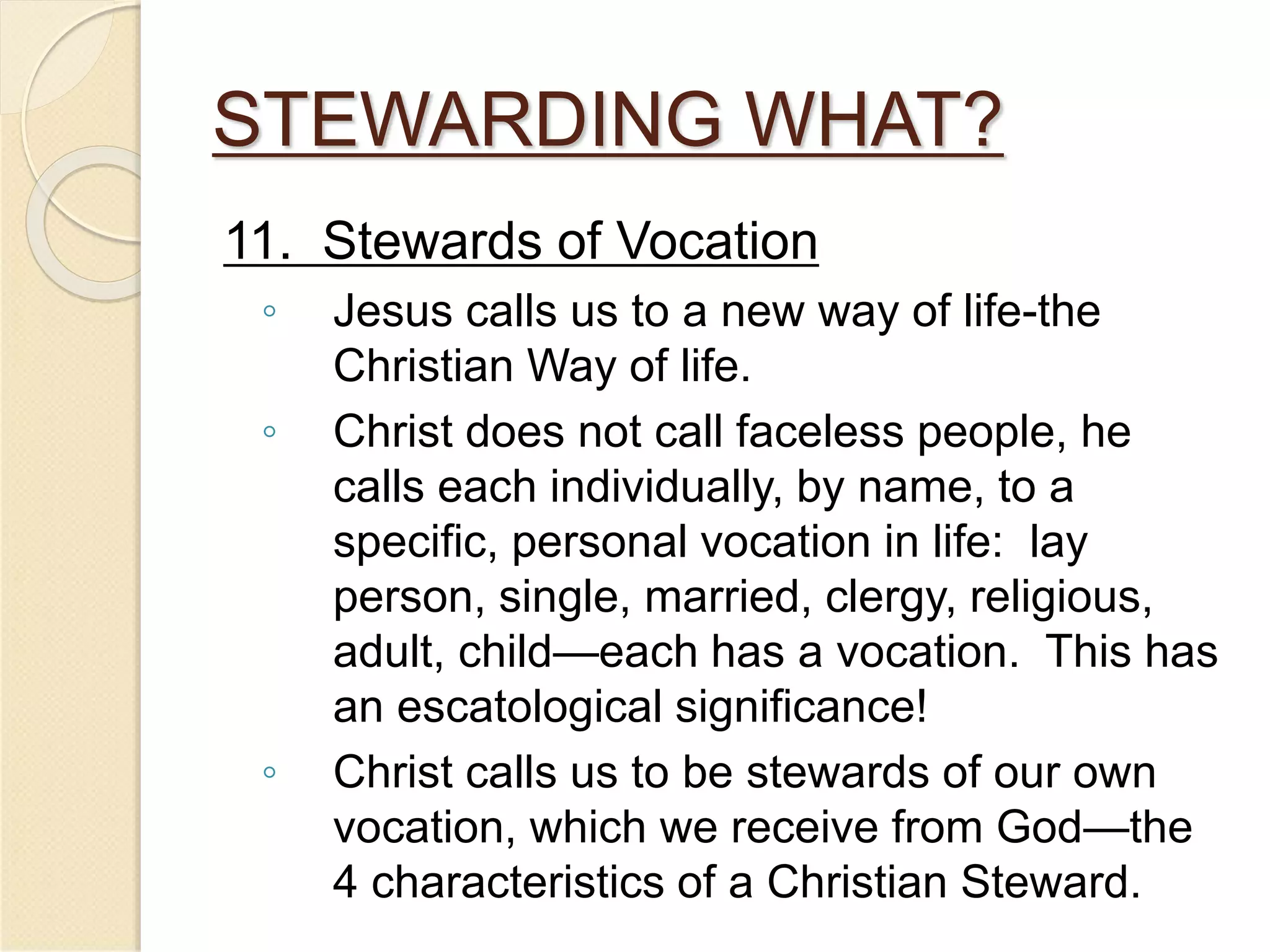 stewardship | PPT
