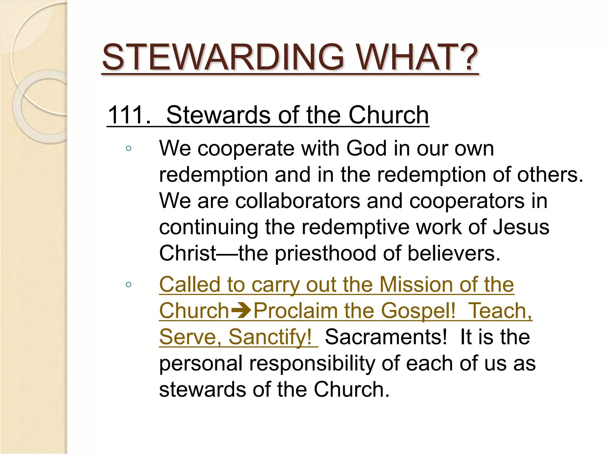 stewardship | PPT