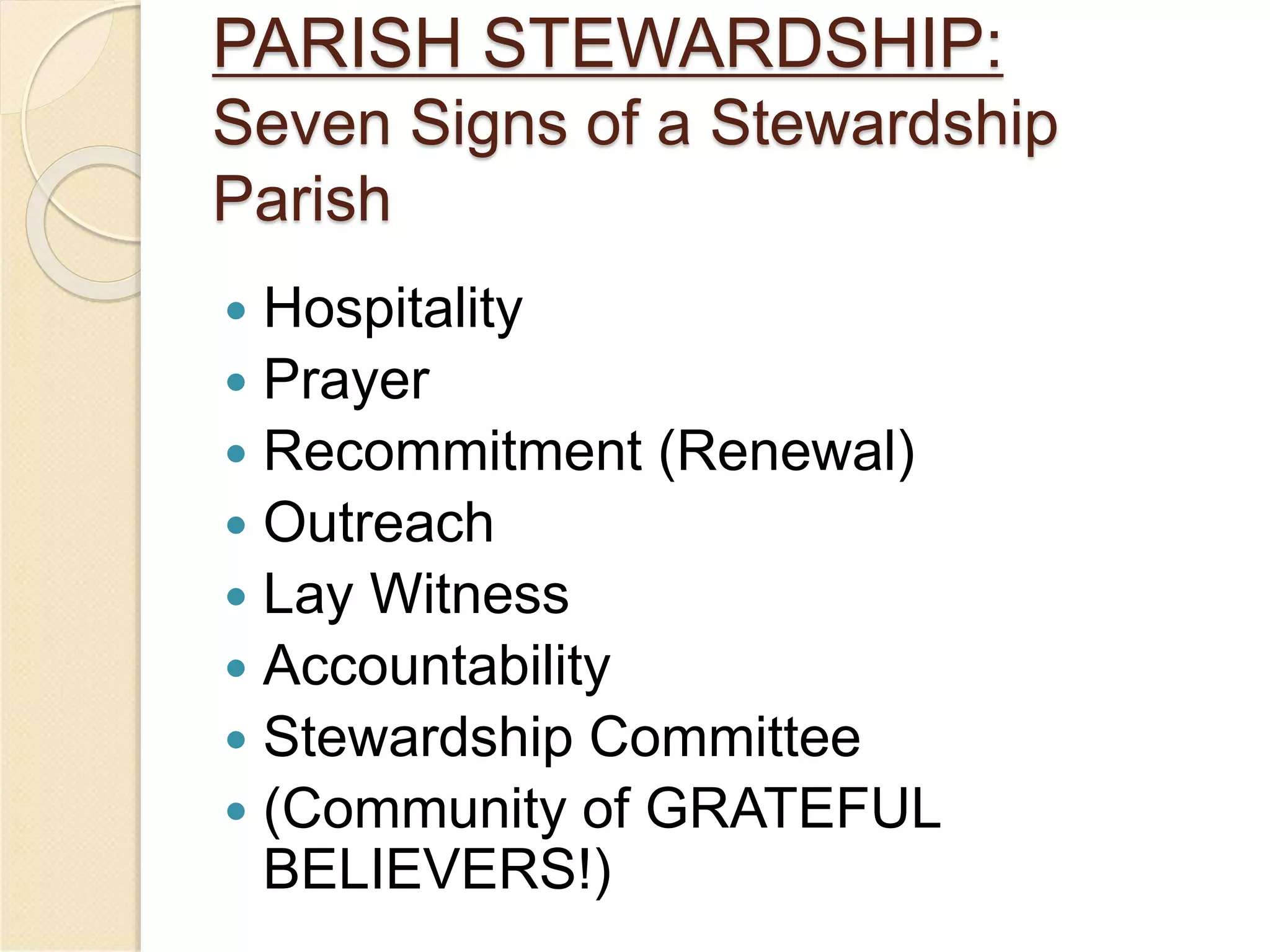 stewardship | PPT