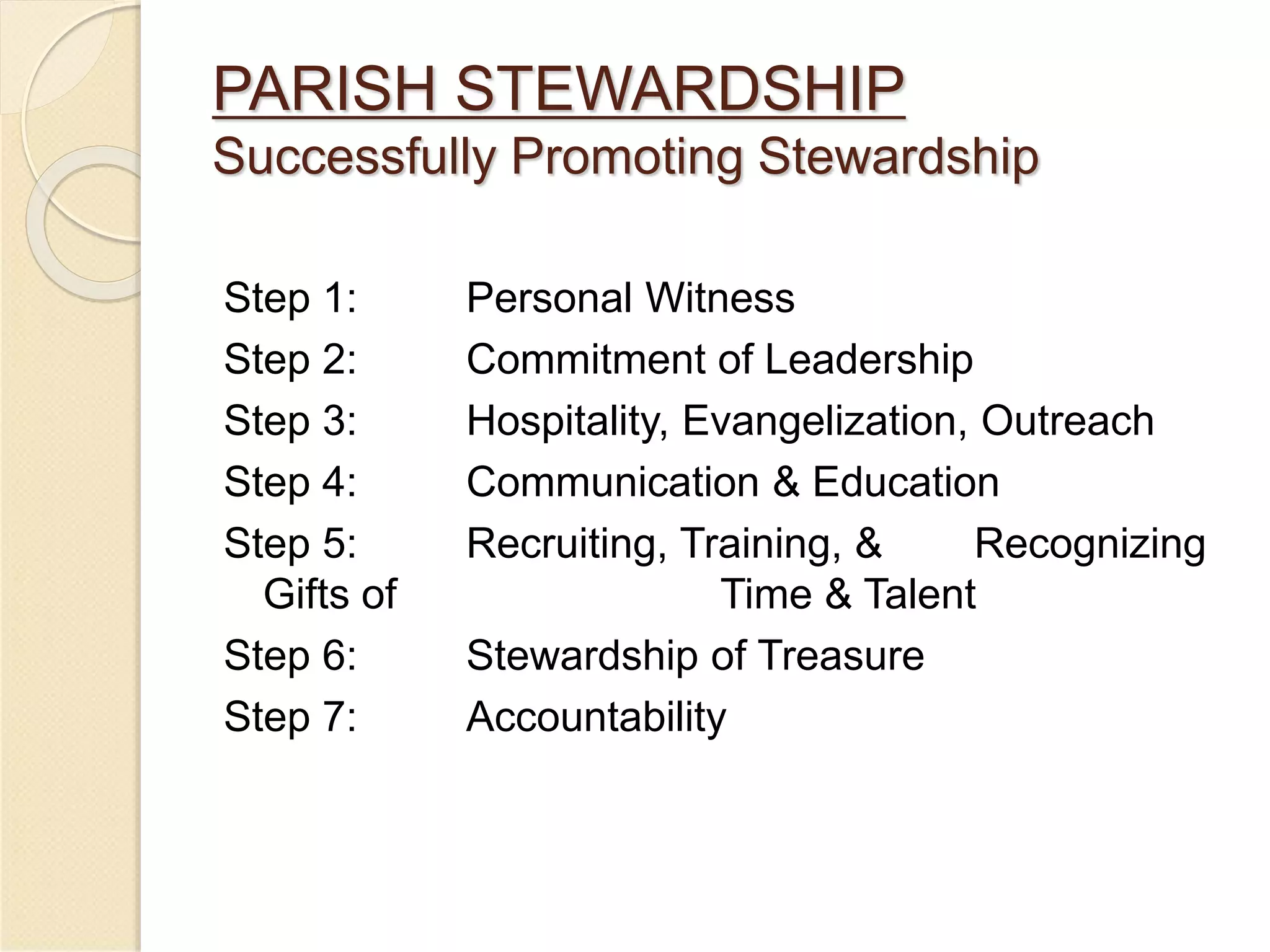 stewardship | PPT