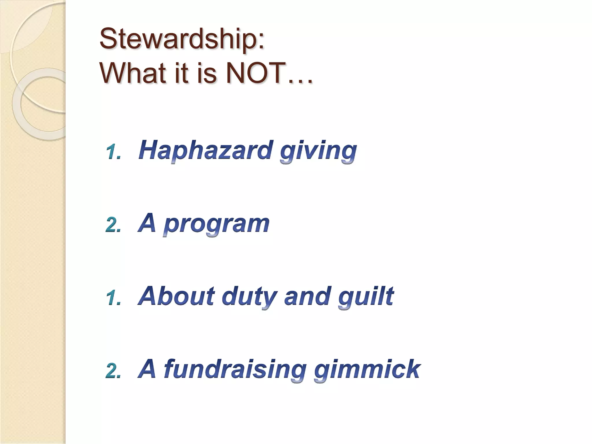 stewardship | PPT