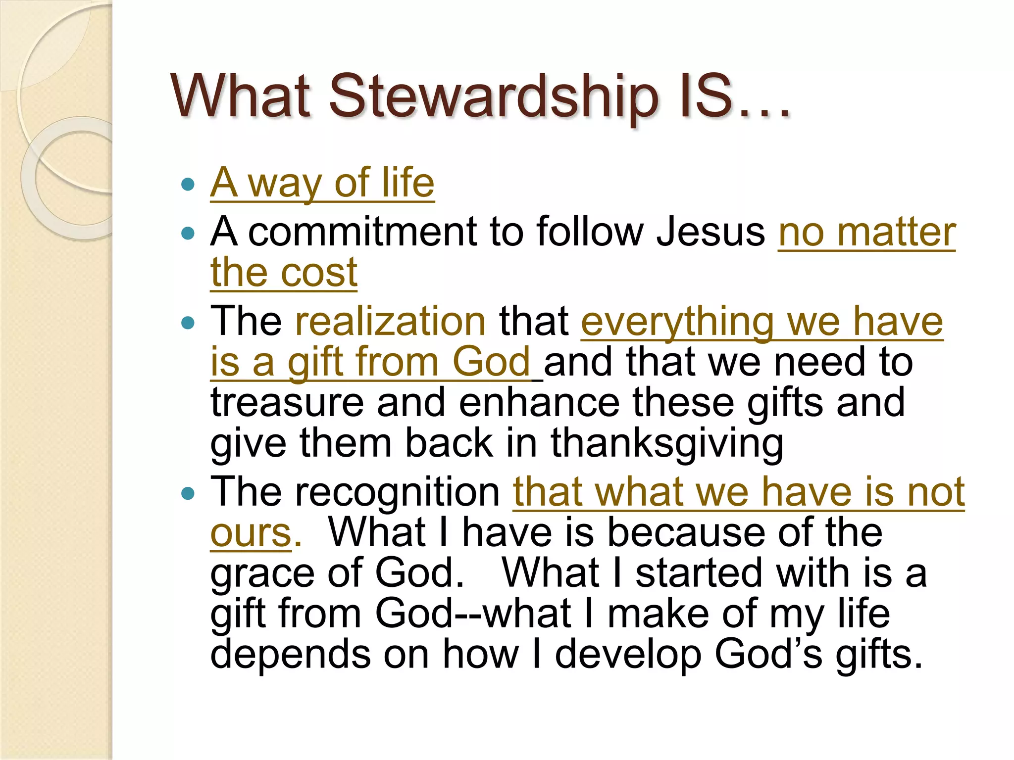 stewardship | PPT
