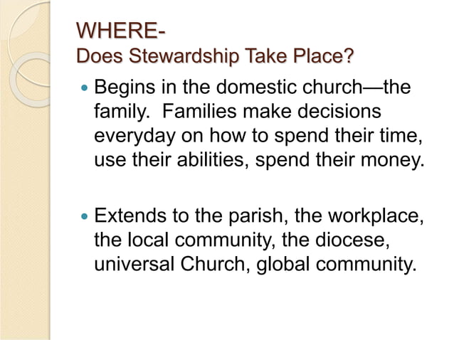 stewardship | PPT