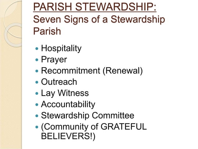 stewardship | PPT