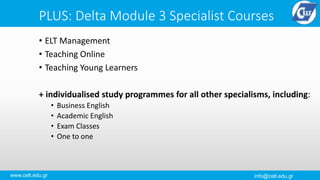 The Cambridge Delta at CELT Athens | PPTX