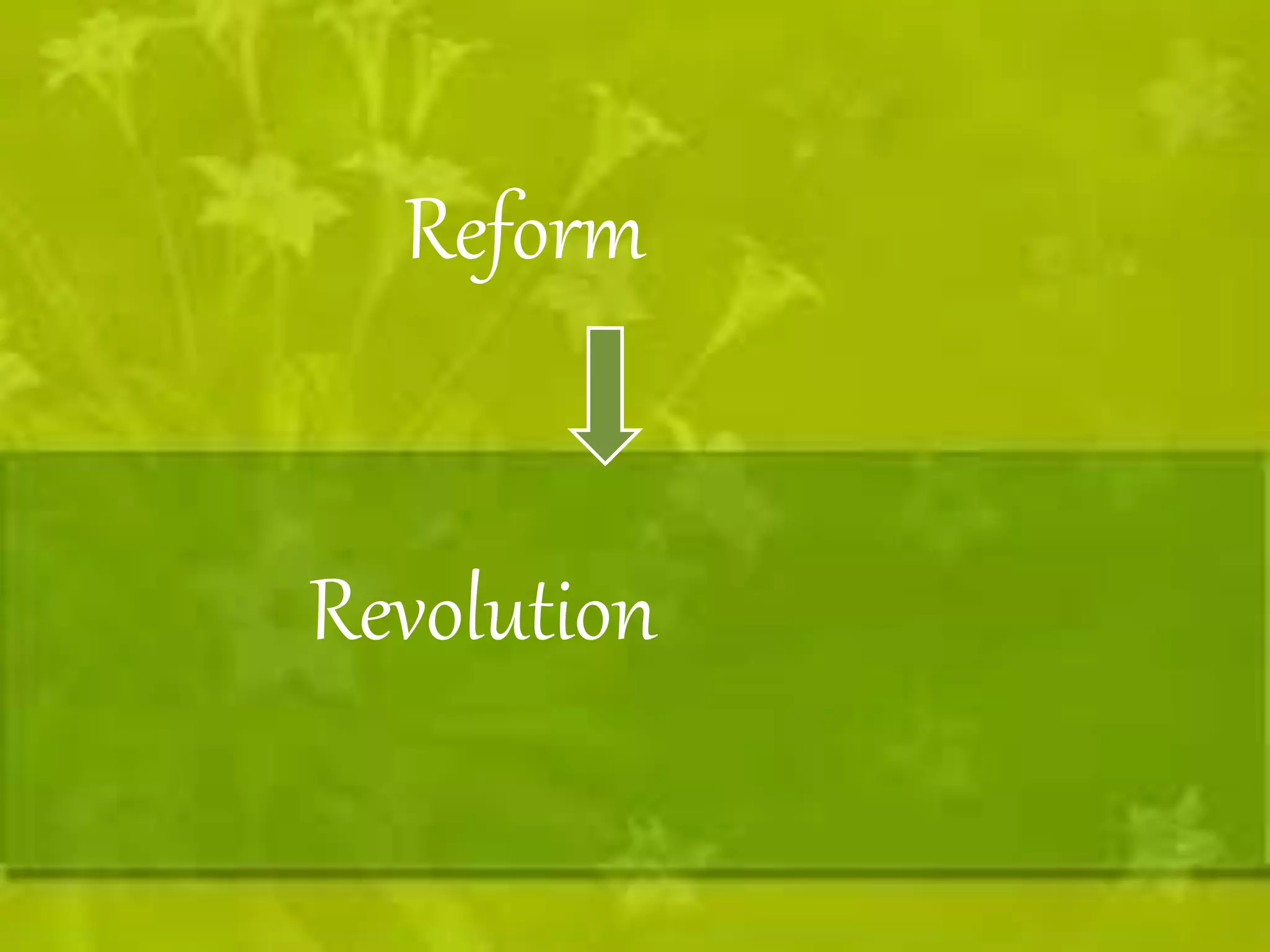 The Campaign for Reforms | PPTX