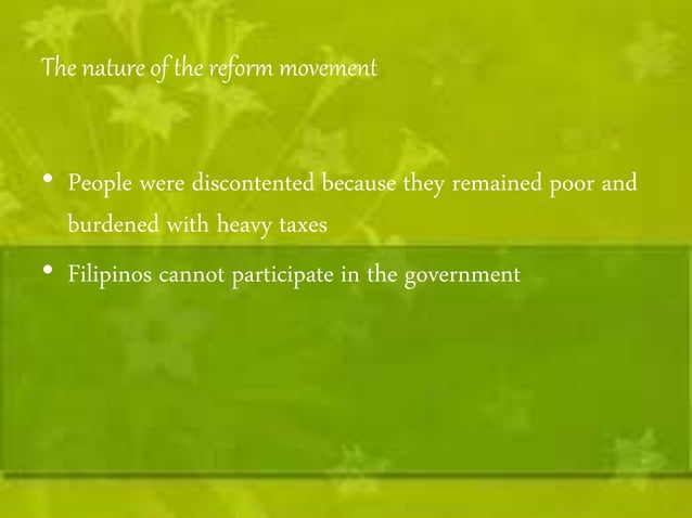 The Campaign for Reforms | PPTX