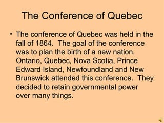 The Canadian Confederation | PPT