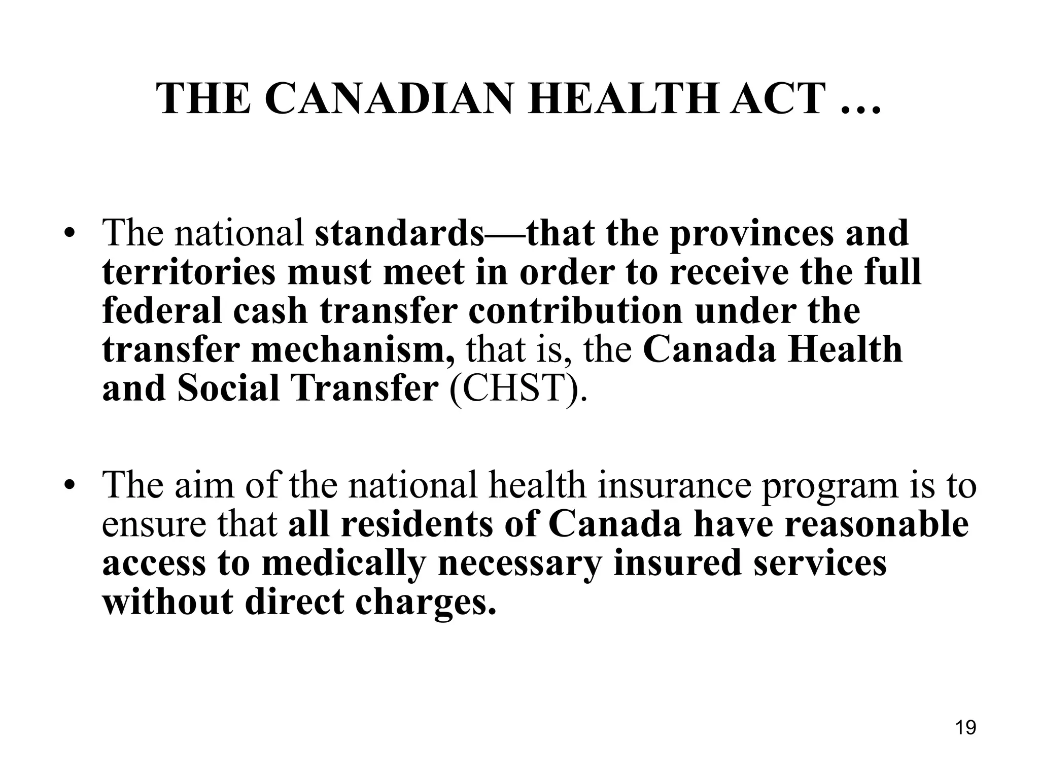 The Canadian Health Care System for beginners | PPT