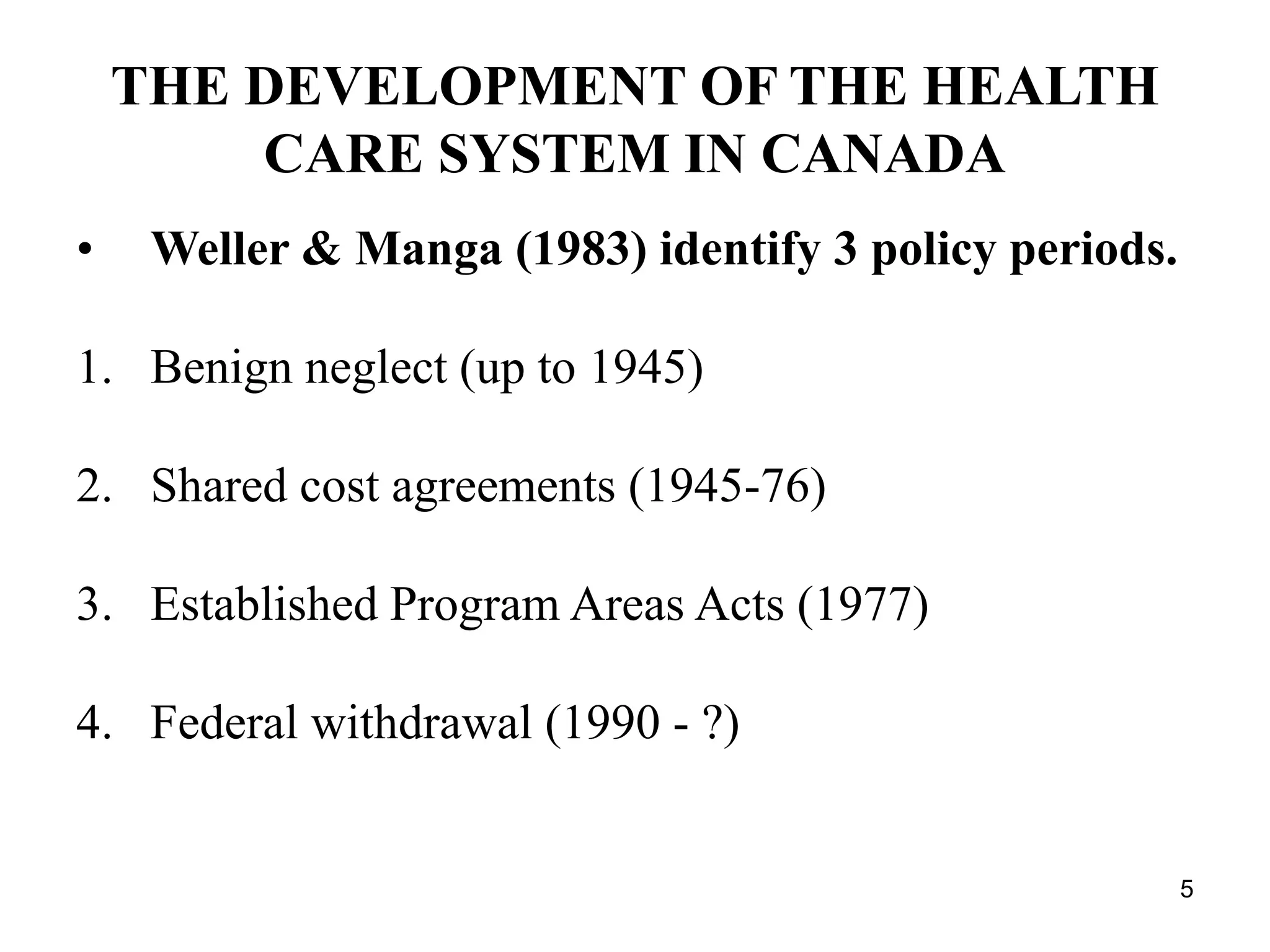 The Canadian Health Care System for beginners | PPT