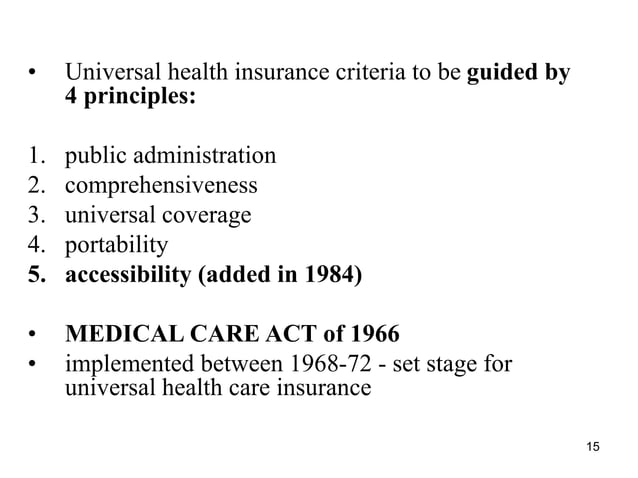 The Canadian Health Care System for beginners | PPT | Health Insurance ...