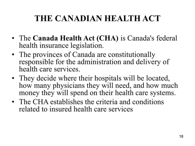 The Canadian Health Care System for beginners | PPT | Health Insurance ...