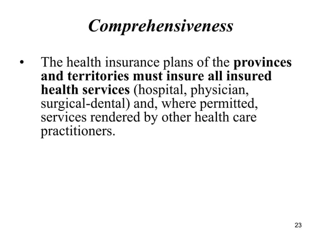 The Canadian Health Care System for beginners | PPT | Health Insurance ...