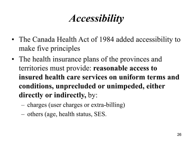 The Canadian Health Care System for beginners | PPT | Health Insurance ...