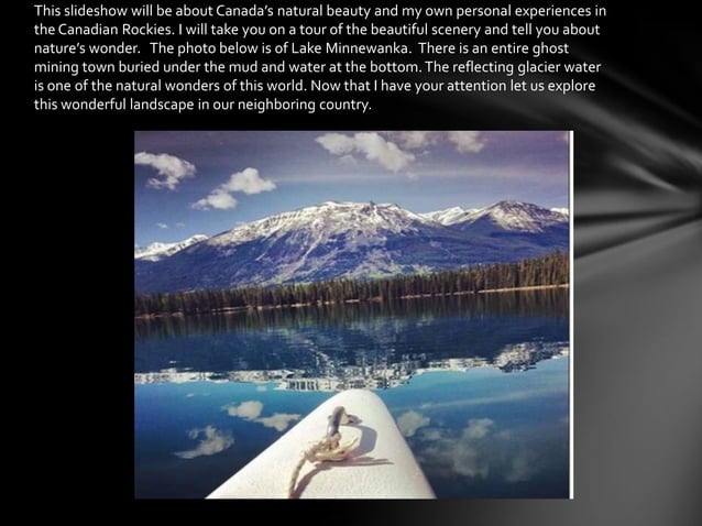 The canadian wilderness photo essay | PPT