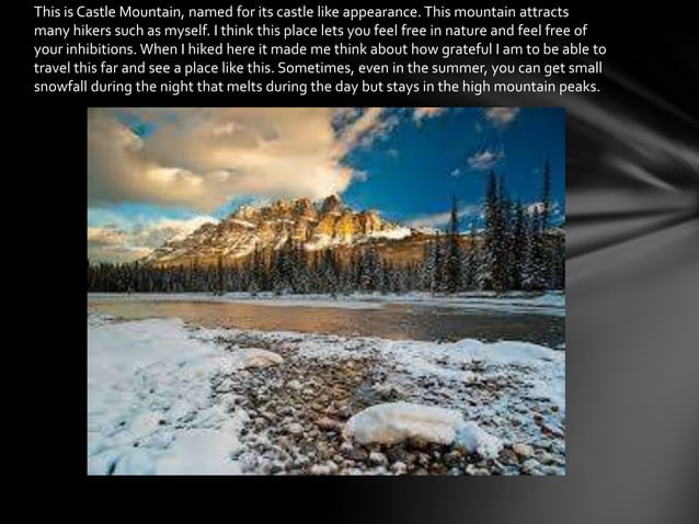 The canadian wilderness photo essay | PPT