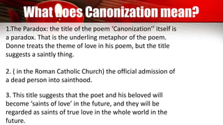 The canonization | PPTX