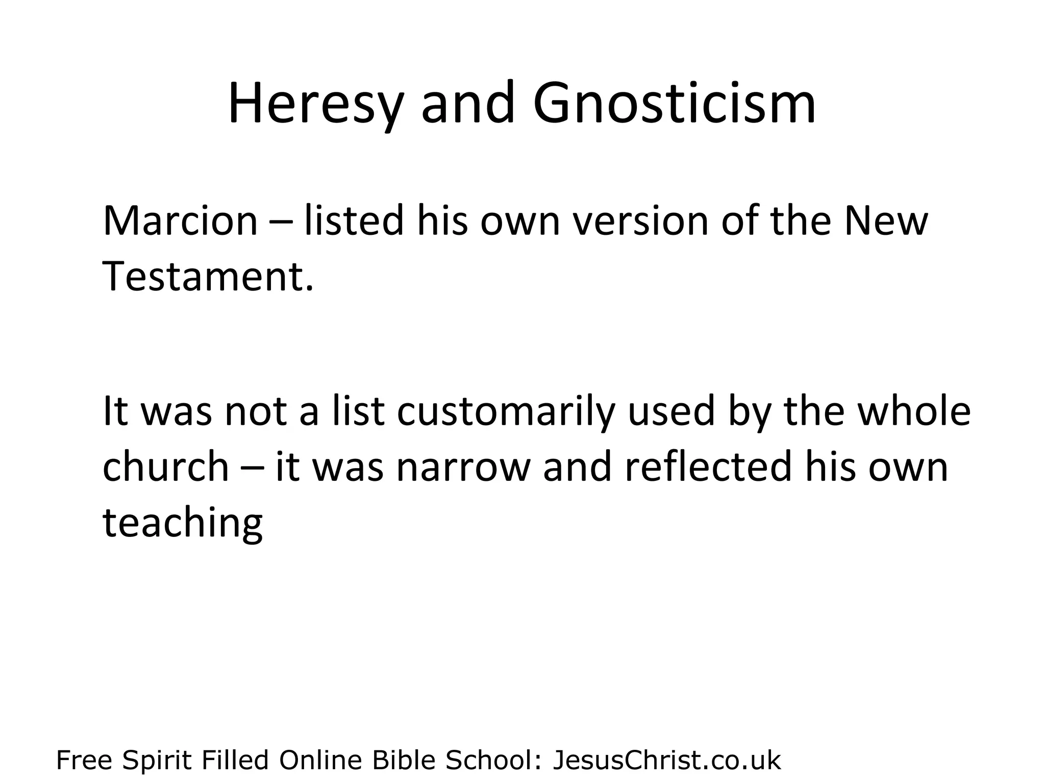 The Bible: The Canon of Scripture | PPT