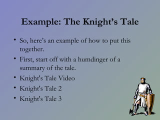 Group Tale Requirements | PPT