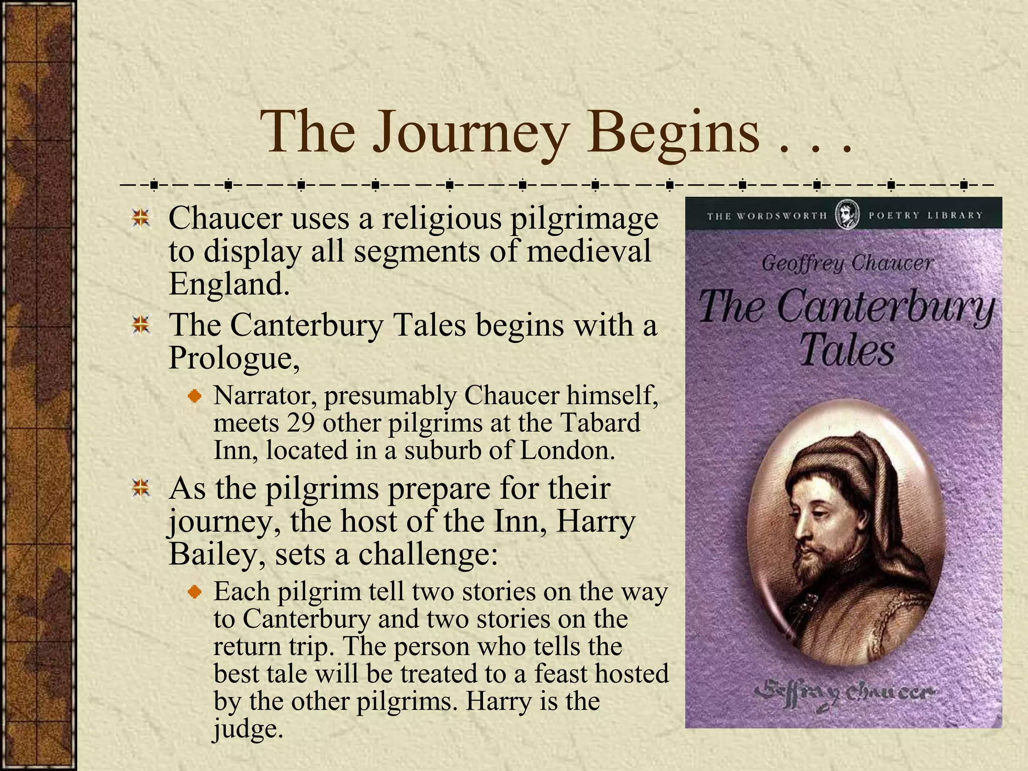 The Canterbury Tales | PPTX