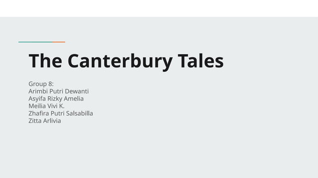 The Canterbury Tales by Geoffrey Chaucer.pptx