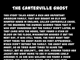 The canterville ghost | PPTX