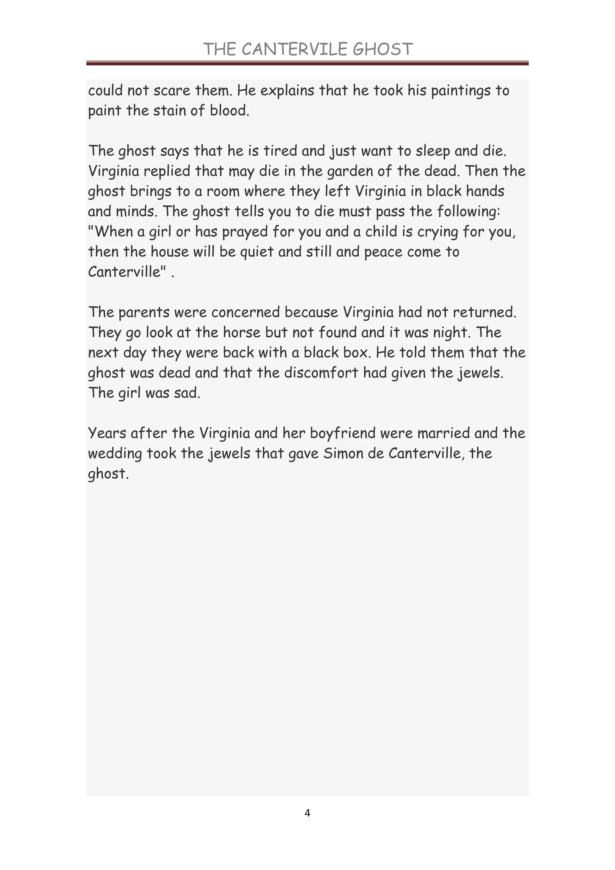 The canterville ghost | PDF