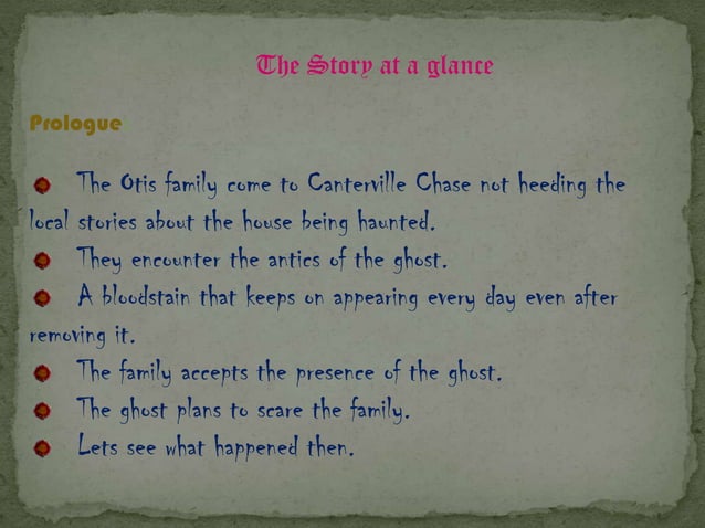 The Canterville ghost | PPT