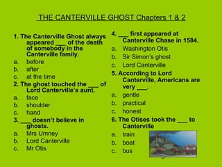 The Canterville Ghost | PPS