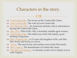 The canterville ghost | PPTX