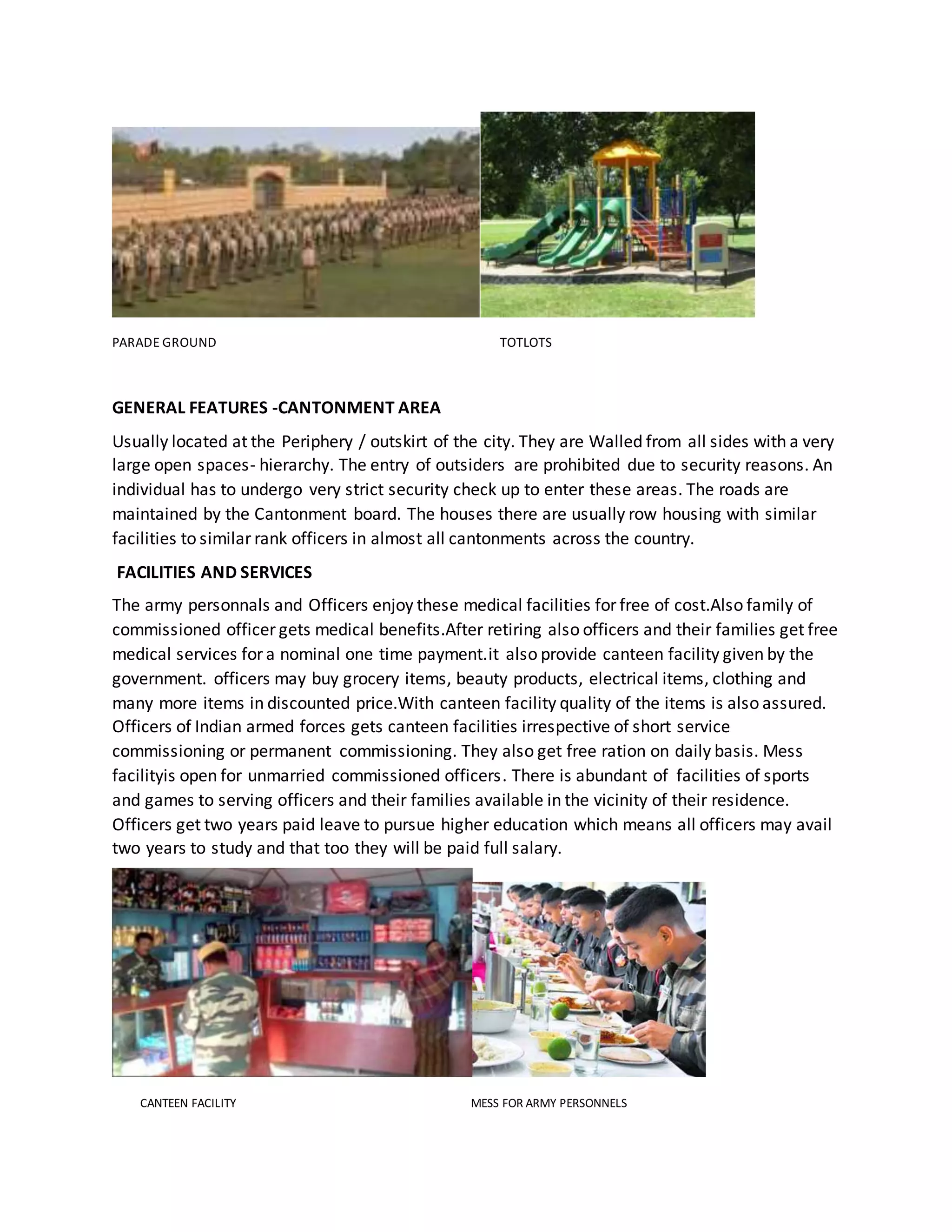 The cantonment area anusha fatima 141109028 - sociology | DOCX