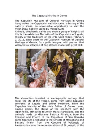The cappuccini cribs in genoa | PDF