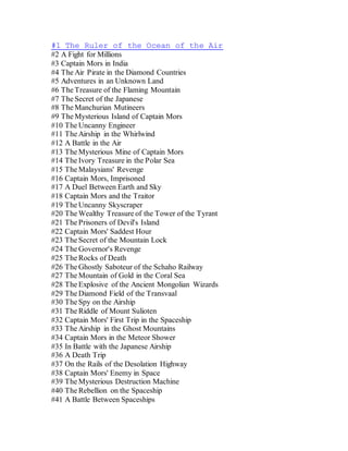 The captain mors page | PDF