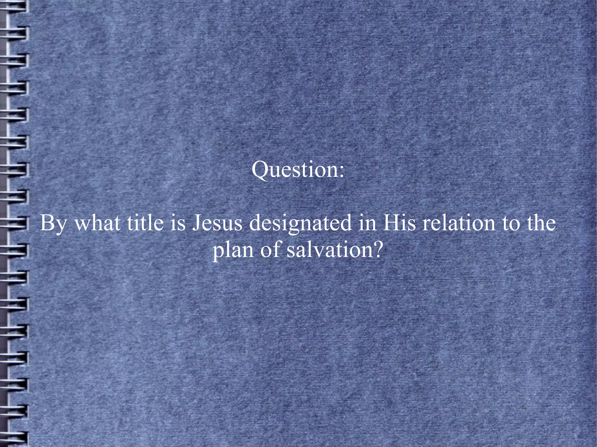 The Captain Of Our Salvation Slideshow | ODP | Christianity | Religion ...