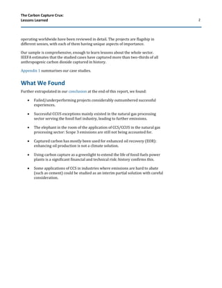 The Carbon Capture Crux | PDF