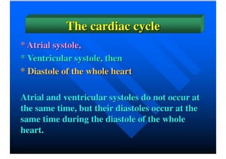 The Cardiac Cycle | PDF