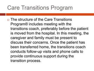 The Care Transitions Program Structure | PPTX
