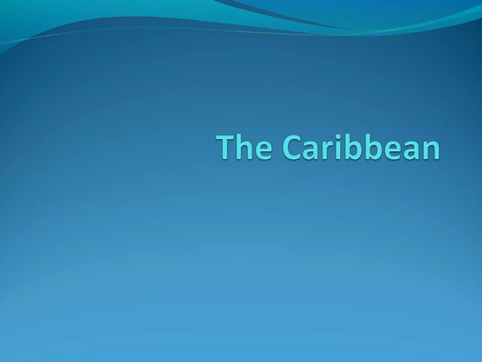 The caribbean | PPT