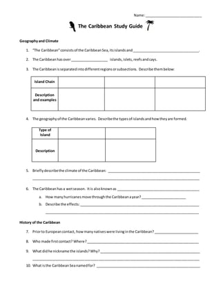 The caribbean study guide | DOCX